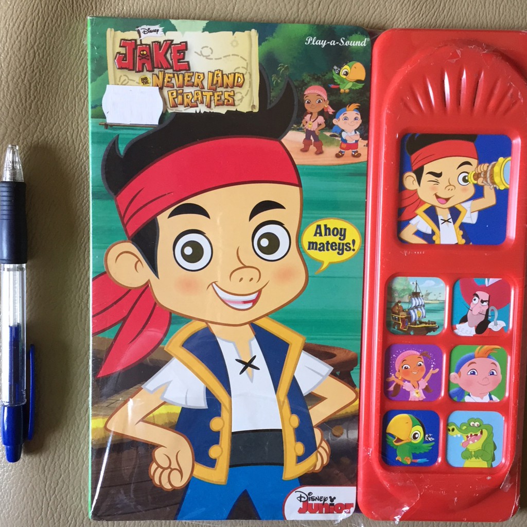 Jual (B056) Disney Captain Jake Never Land Pirates Sound Book - Play A ...