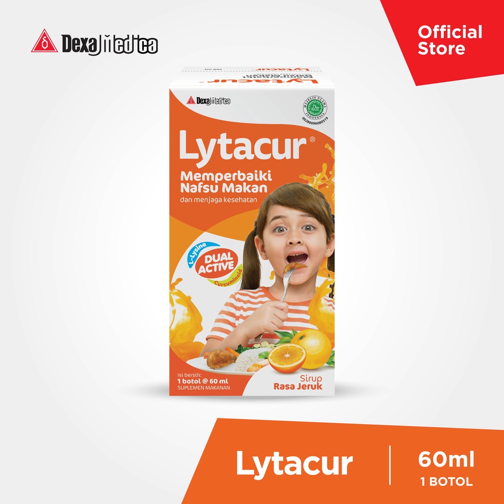 Jual Lytacur Sirup Suplemen Anak Rasa Jeruk 60 ml | Shopee Indonesia