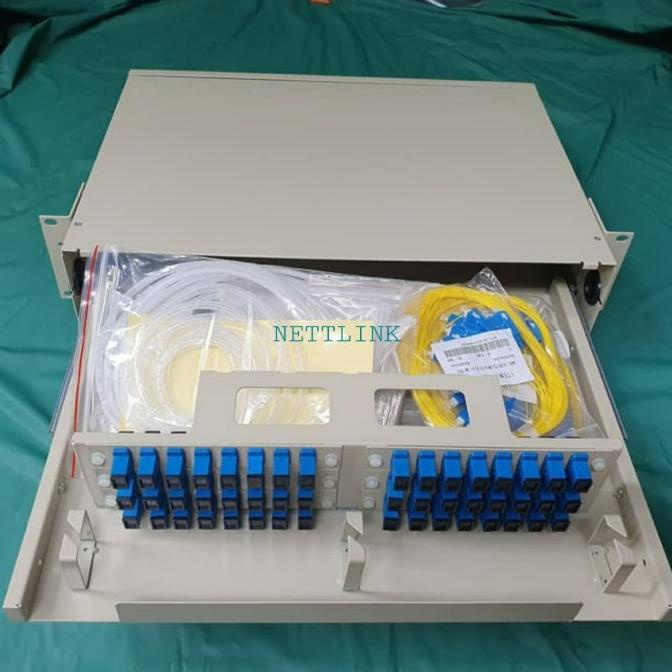 Jual ODF / OTB Rack 48 core Sc model NWC/ PAZ, Lengkap | Shopee Indonesia