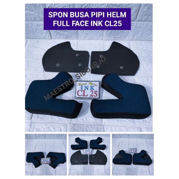 Jual BUSA SPON PIPI HELM FULL FACE INK CL25 CL 26 | Shopee Indonesia