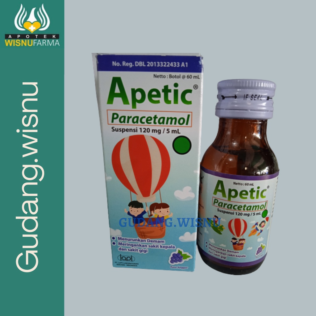 Jual APETIC SIRUP 60ML OBAT DEMAM ANAK | Shopee Indonesia