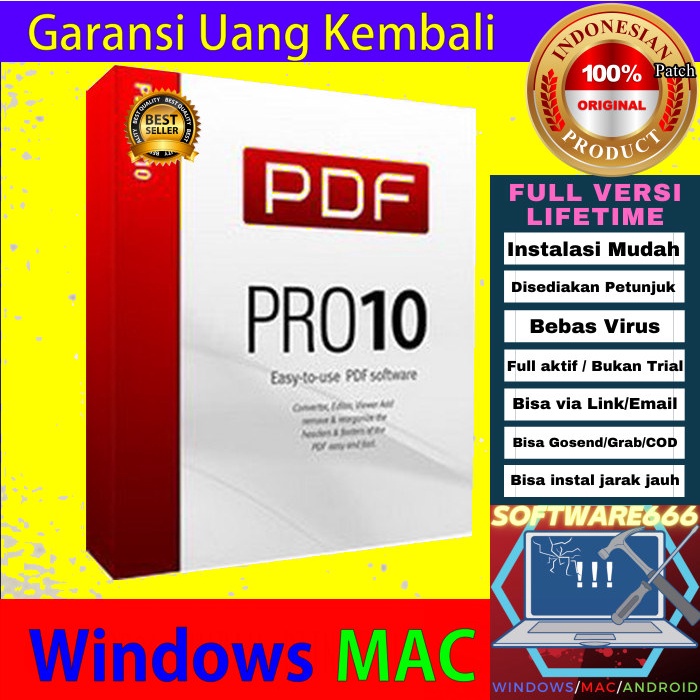 Jual Software Convert / Edit / Export PDF: PDF Pro 10 [WIN] | Shopee ...