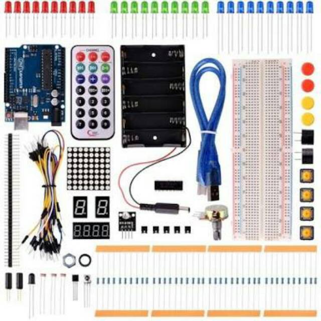 Jual Arduino Uno R3 paket starter basic kit compatible | Shopee Indonesia