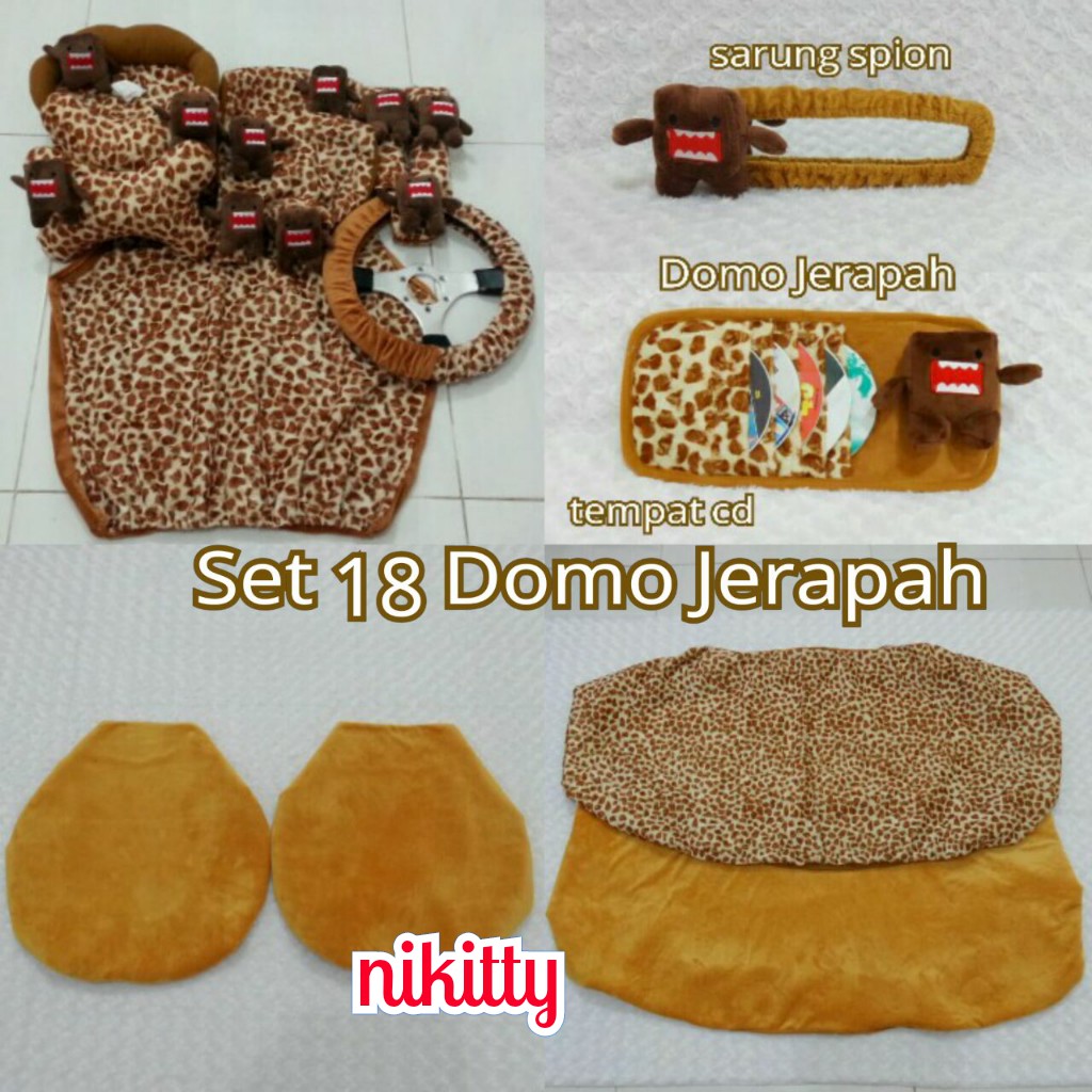 Jual BanTaL MoBiL / JoK MoBiL SeT 18 TulaNg BoneKa DoMo JeRaPaH ...