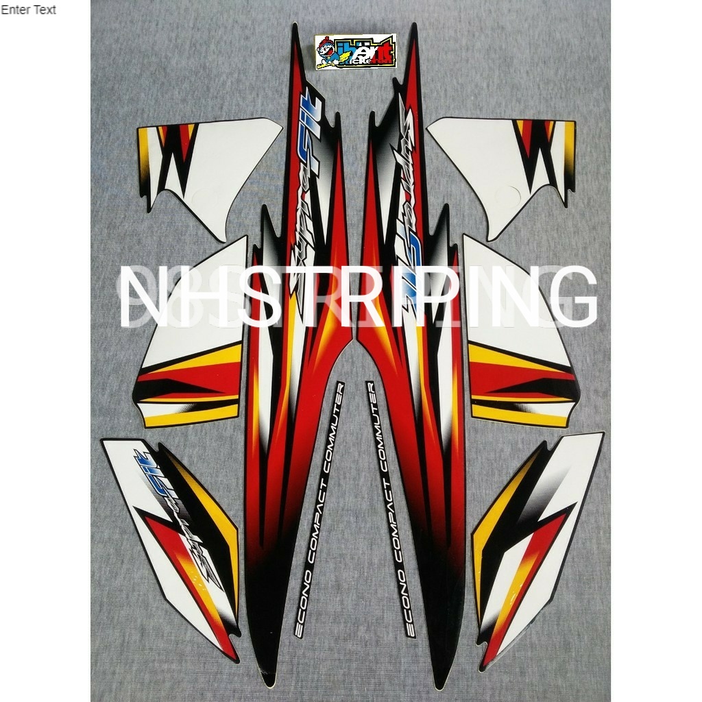 Jual STIKER SUPRA FIT HITAM TAHUN 2007 STRIPING LIS STANDAR BODY HONDA ...