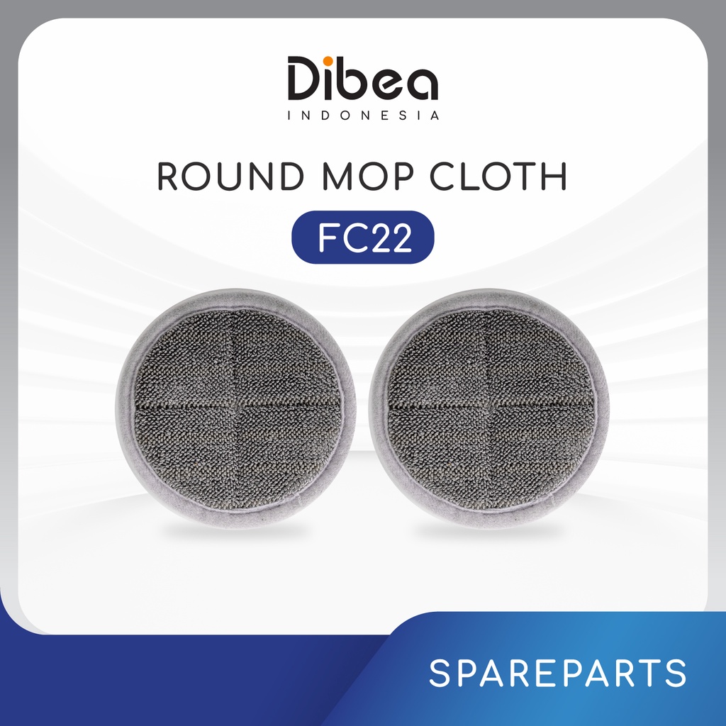 Jual DIBEA Round Mop Pengganti Kain Pel - Mopping Cloth - Kain Pel ...