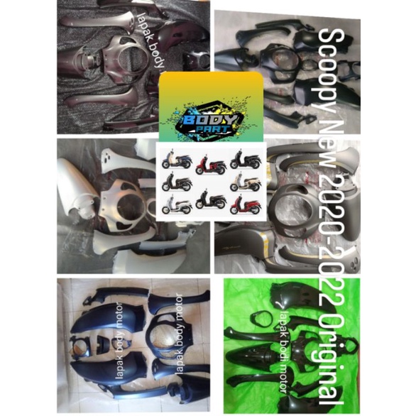 Jual Full set body Scoopy New prestige sporty Led Terbaru 2020 2021 ...