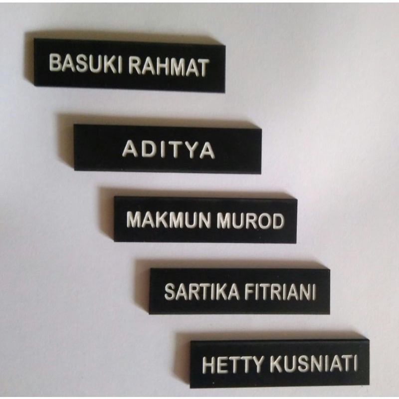Jual Nama Dada / Name Tag magnet | Shopee Indonesia