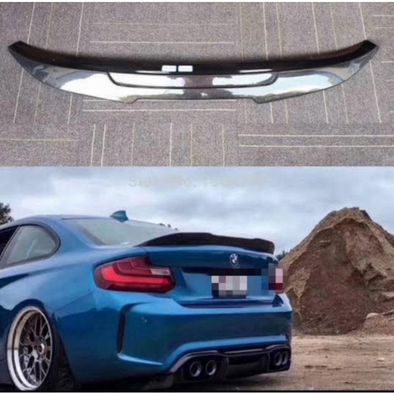 Jual spoiler ducktail bmw f87 M2 PSM carbon kevlar | Shopee Indonesia