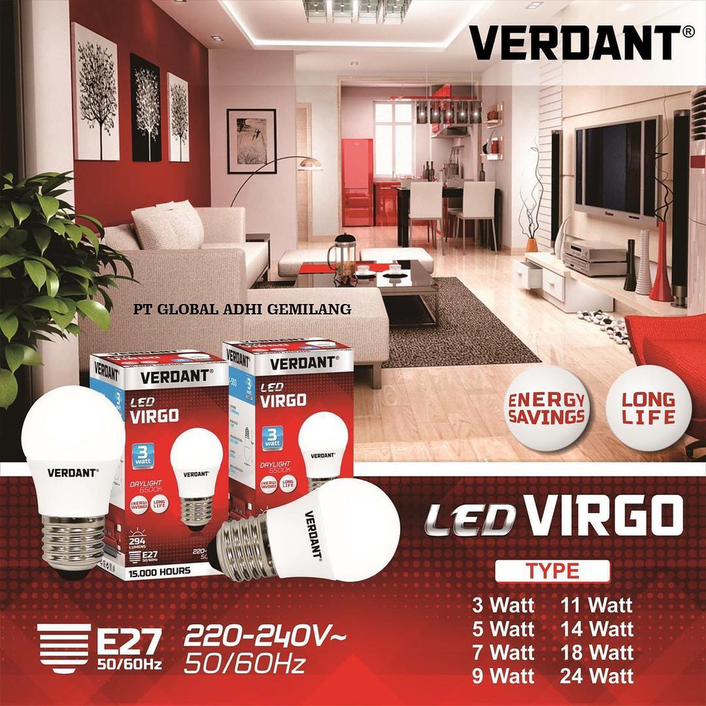 Jual Lampu Led VERDANT Virgo 40 watt | Shopee Indonesia