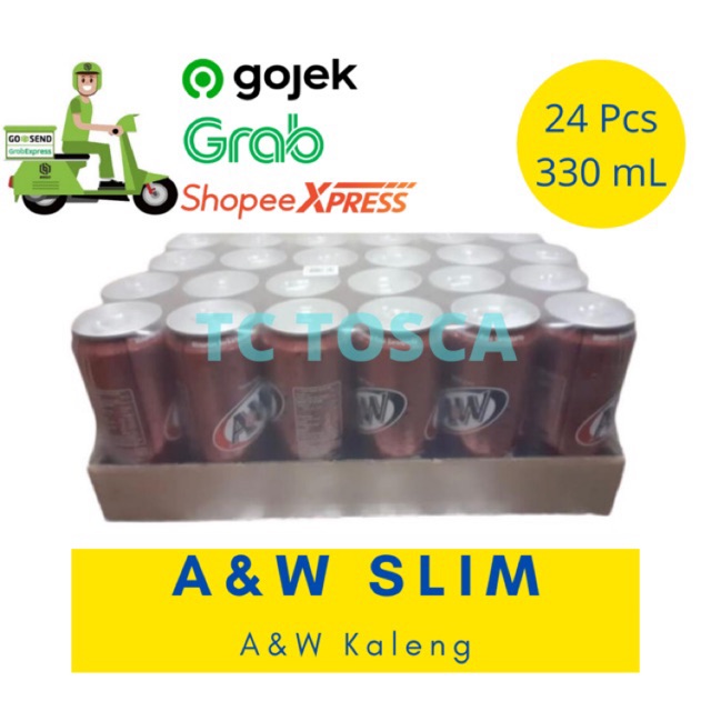 Jual A&W | AW Kaleng 250 ML 1 Karton Isi 24 Pcs | Shopee Indonesia