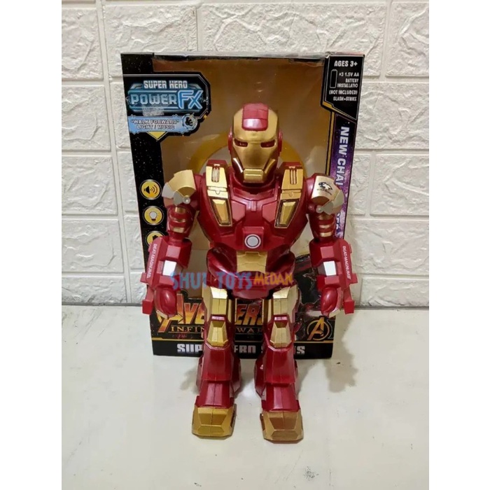Jual MAINAN ANAK LAKI LAKI ROBOT IRON MAN AVENGERS / ROBOT MAINAN ANAK ...