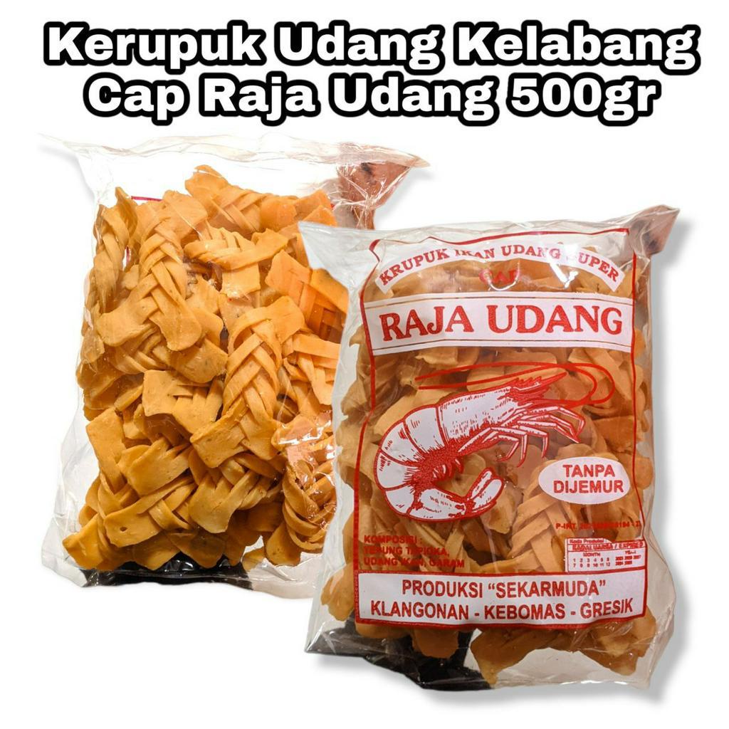 Jual KERUPUK UDANG KELABANG CAP RAJA UDANG 500gr | Shopee Indonesia
