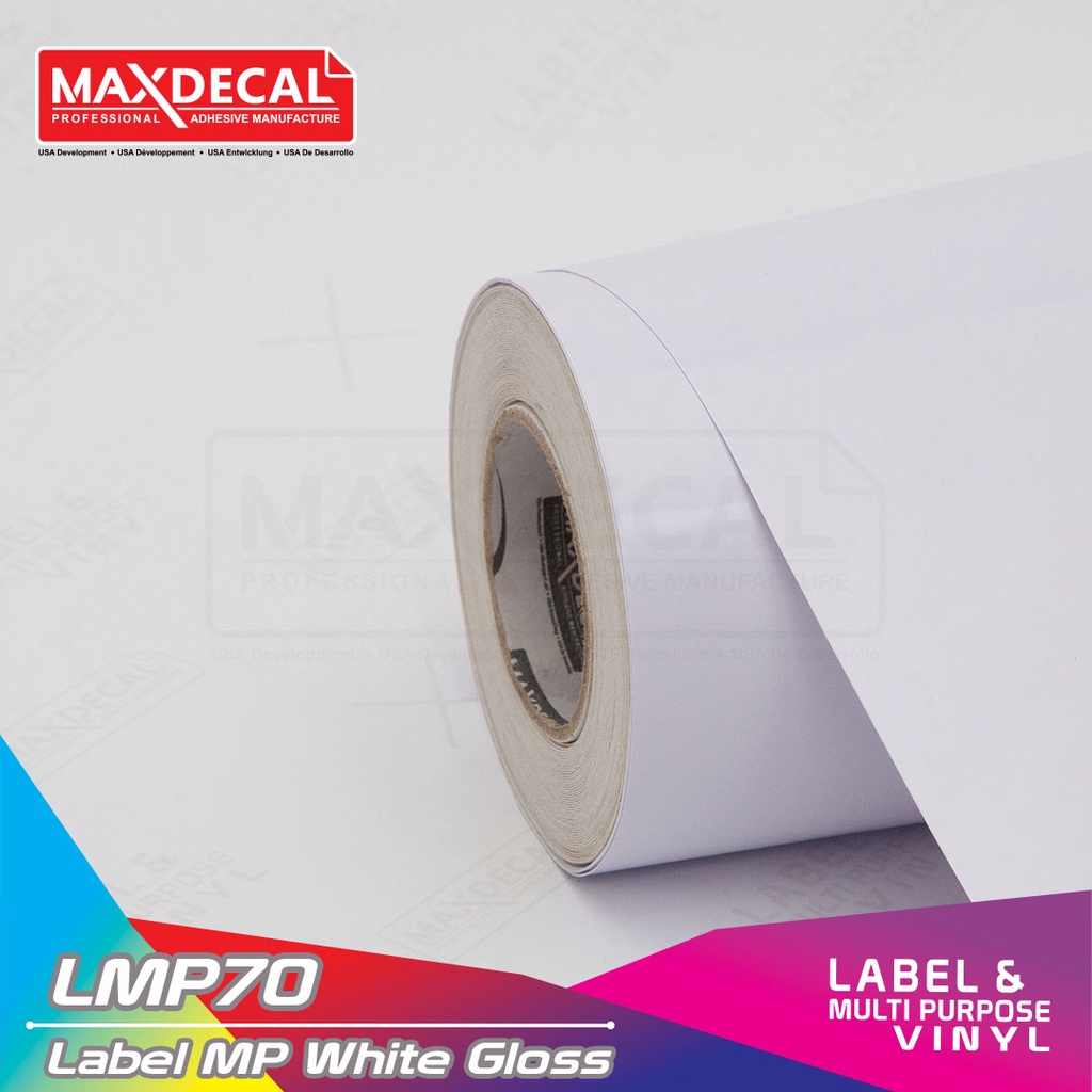 Jual [127cm x 50m] MAXDECAL LMP85-127 Sticker Label Printing Multi ...