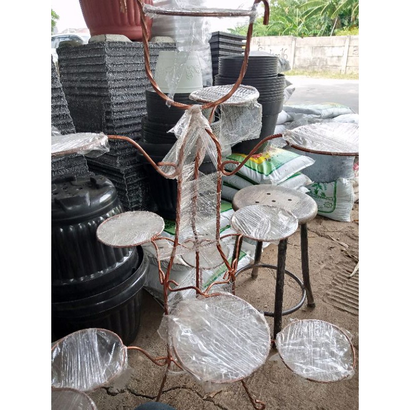 Jual pot standing besi lobang 10,warna tembaga | Shopee Indonesia