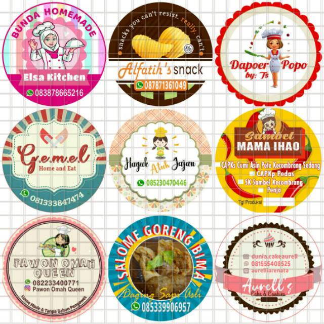 Jual JASA DESIGN LOGO/LABEL KEMASAN/LABEL USAHA/BROSUR MURAH Free ...