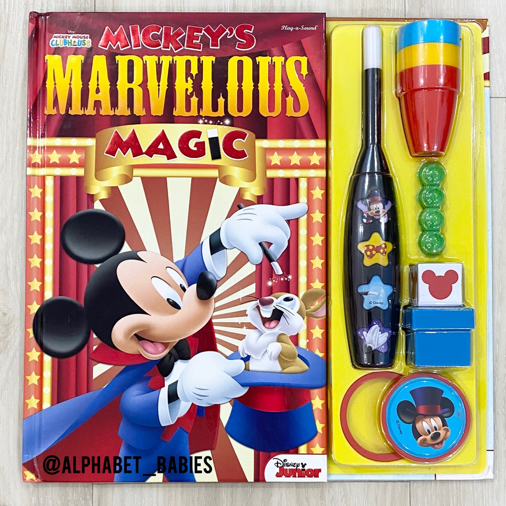 Jual Mickey Mouse Club House Mickey Marvelous Magic Sound Book | Shopee ...