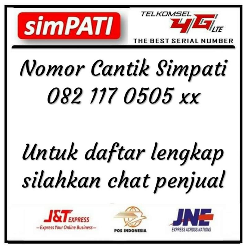 Jual Nomor Cantik Telkomsel Simpati 0505 Rapi | Shopee Indonesia