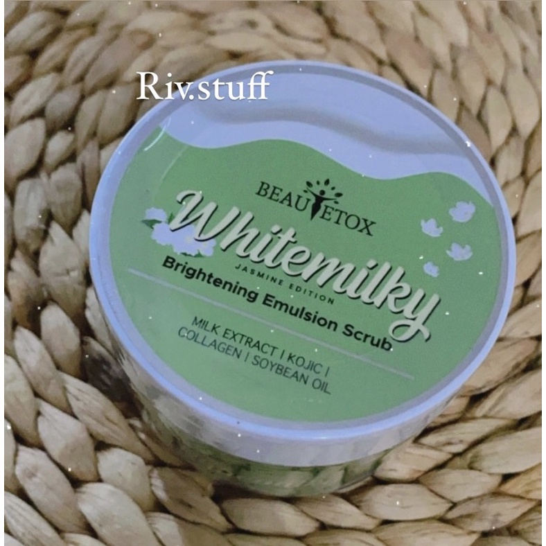 Jual BPOM- Scrub beautetox/ Whitemilky Jasmine scrub/ Chocowhite Body ...
