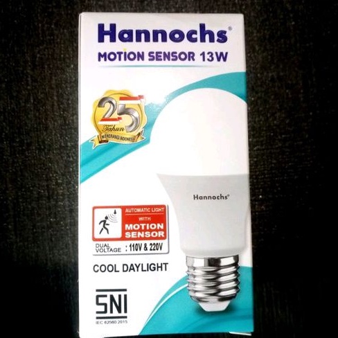 Jual Lampu LED sensor Gerak otomatis Motion Sensor 13 Watt | Shopee ...