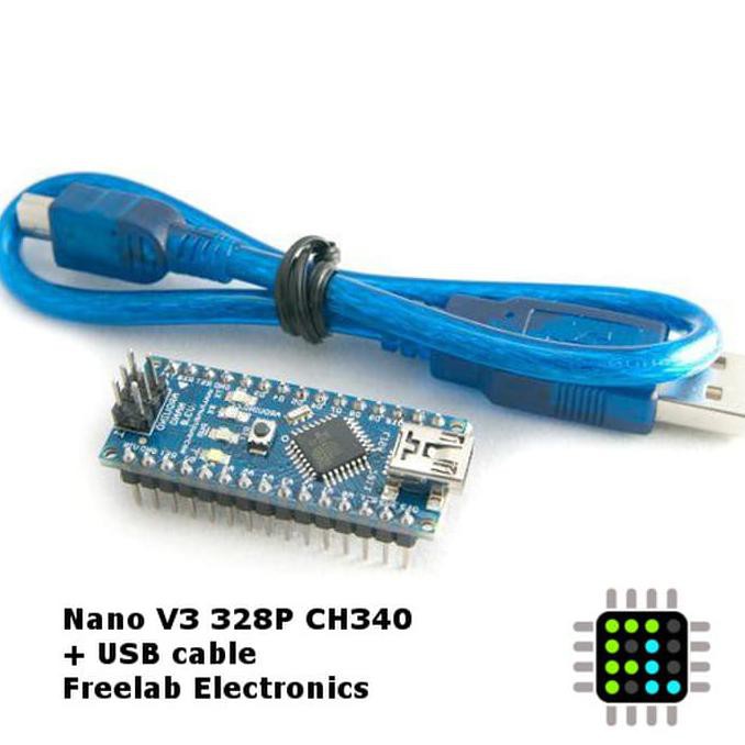 Jual Super Promo! Arduino Nano V3.0 Clone Driver Ch340 + Usb Cable ...