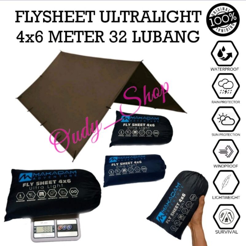 Jual Flysheet Tenda Ultralight Big Size 4x6 Perlengkapan Camping ...