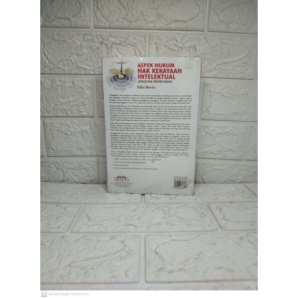 Jual AMS 9 ASPEK HUKUM HAK KEKAYAAN INTELEKTUAL EDISI REVISI INTELLECTUAL PROPERTY RIGHTS Dr. H ...