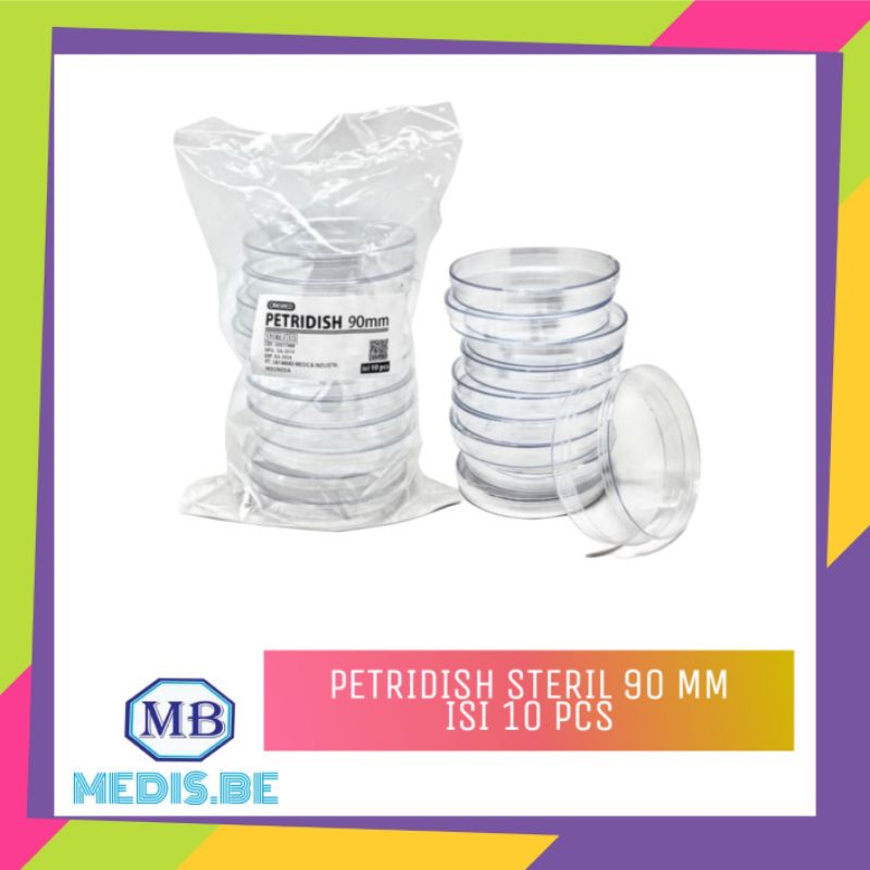 Jual PETRIDISH STERIL 90MM ISI 10 PCS | Shopee Indonesia
