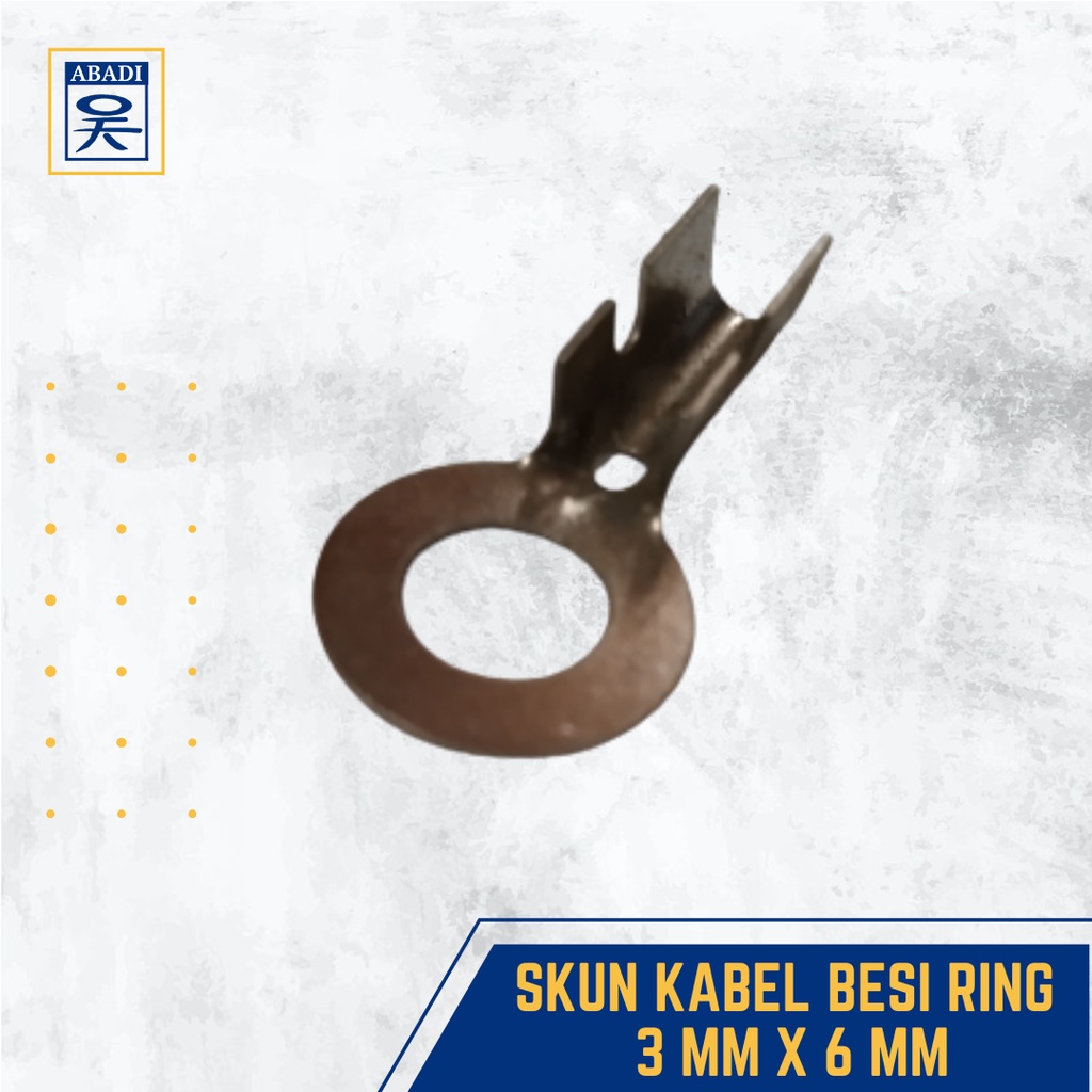Jual SKUN KABEL BESI RING 3 MM X 6 MM | Shopee Indonesia