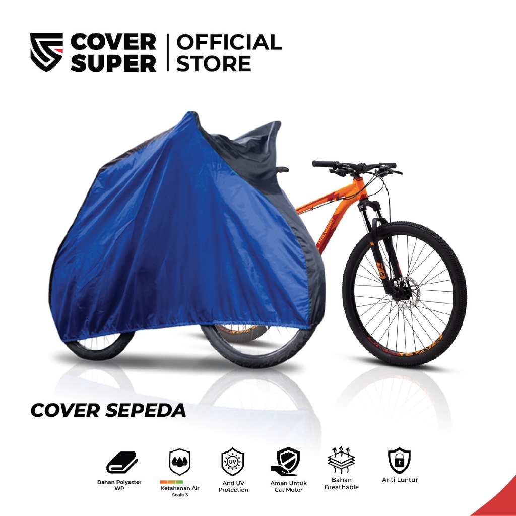Jual Cover Sepeda Biru Tua - CoverSuper | Shopee Indonesia