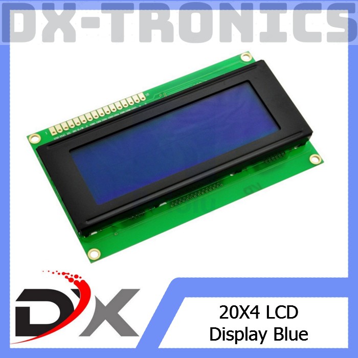 Jual LCD 20X4 2004 Biru Arduino Raspberry Compatible Blue 20x04 ...