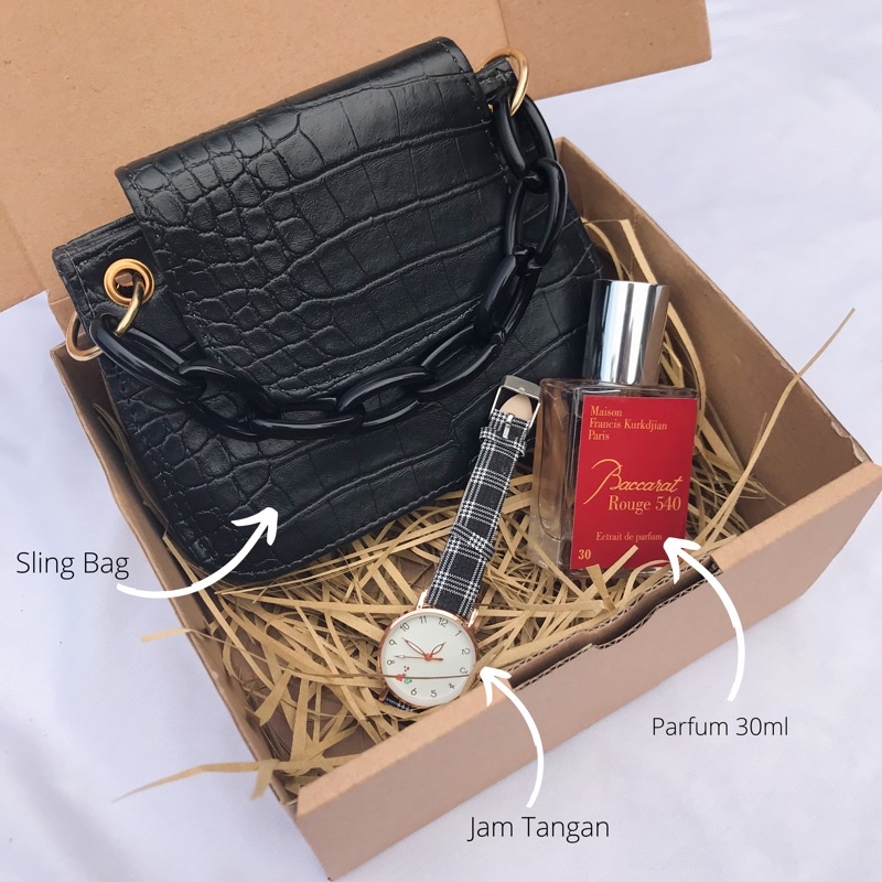 Jual [TAS MINI] KADO SET JAM DAN TAS CEWEK/KADO PACAR/KADO CEWEK/KADO ...