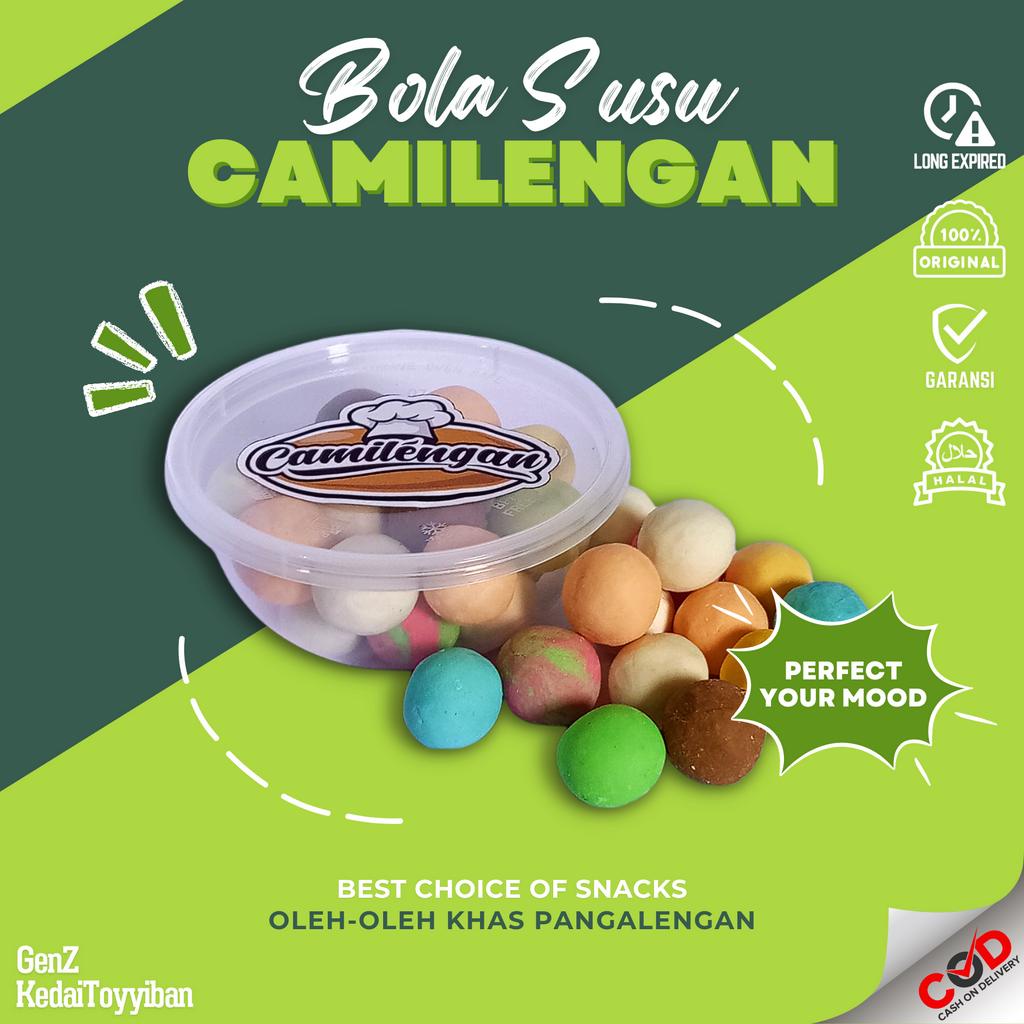 Jual Cemilan Bola Bola Susu Snack Makanan Ringan Bolsu Matcha Oleh-Oleh ...