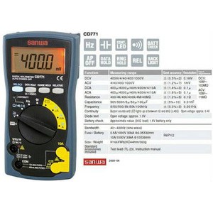 Jual Sanwa CD771 - Digital Multimeter | Shopee Indonesia