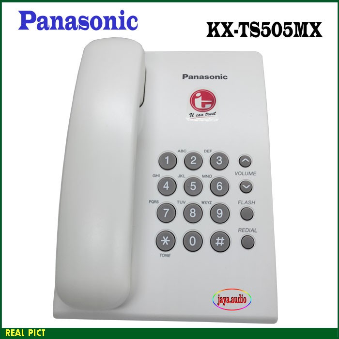 Jual Telephon Resmi Panasonic KX-TS505 MX Telepon Kantor Rumah Gantung Kabel Alat Telpon Rumah ...