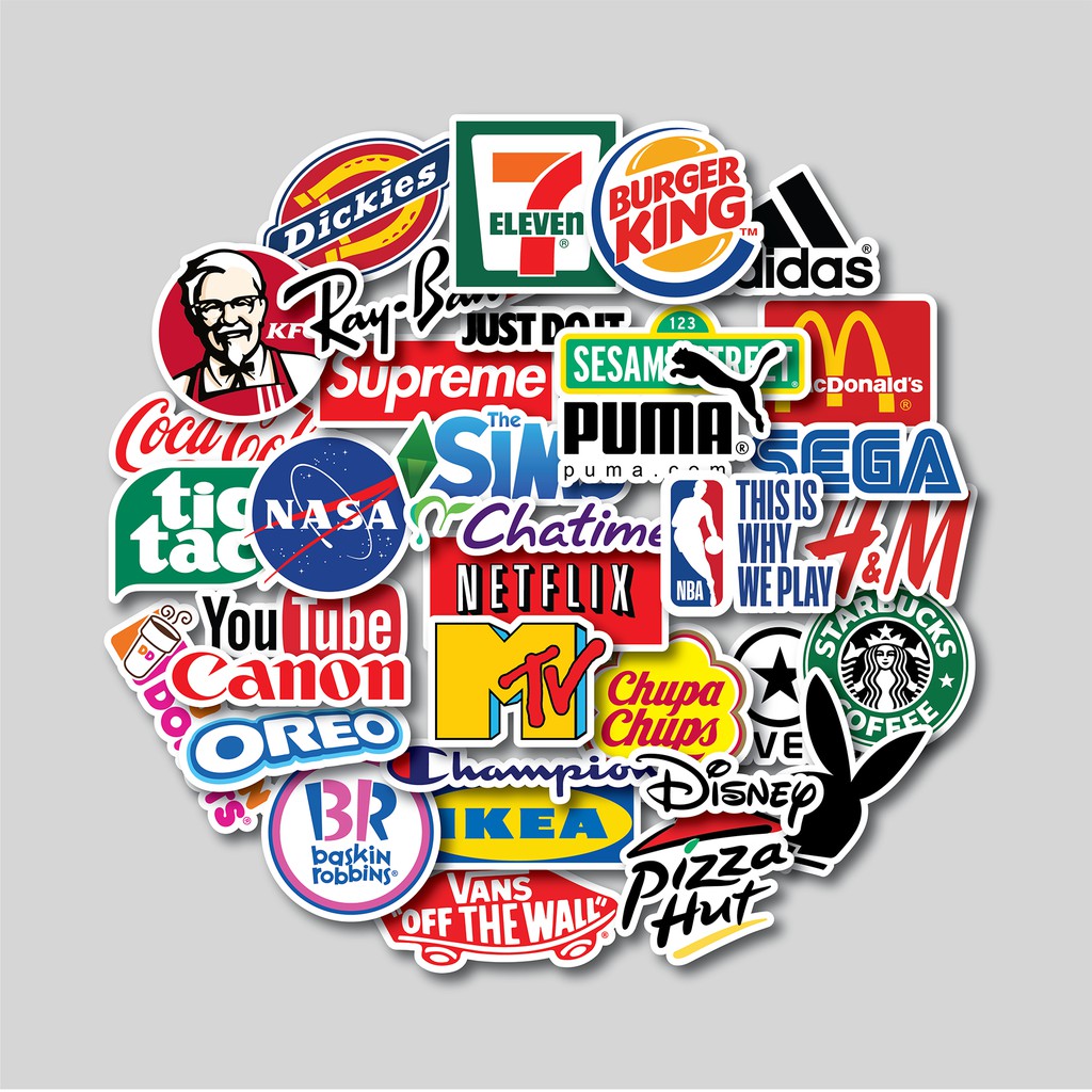 Jual STICKER PACK BRAND LOGO | STICKER TUMBLR LAPTOP | STIKER KOPER ...