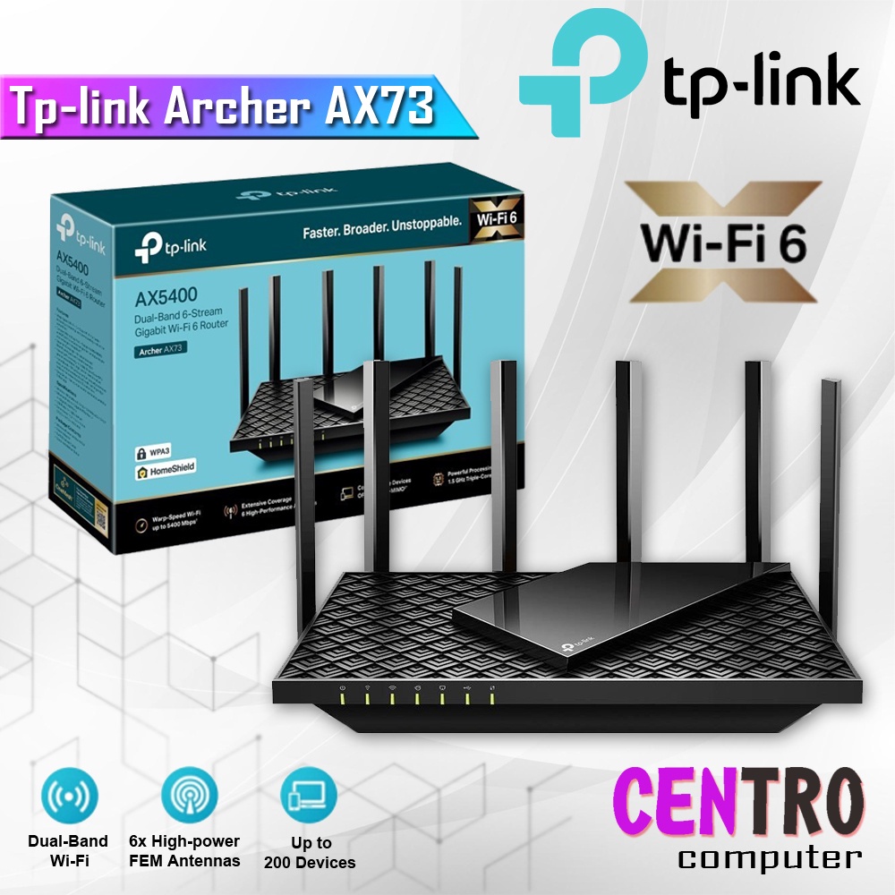 Jual Tp-link Archer AX73 AX5400 Wifi 6 Wireless Router Tplink AX 73 AX 5400 | Shopee Indonesia