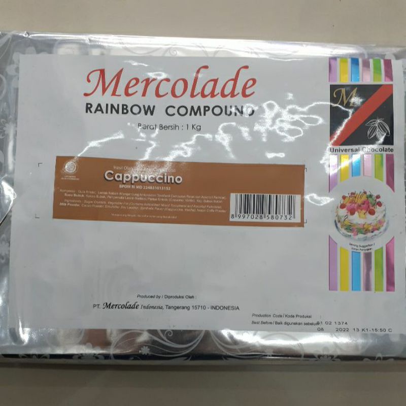 Jual MERCOLADE RAINBOW CAPPUCINO 1KG | Shopee Indonesia