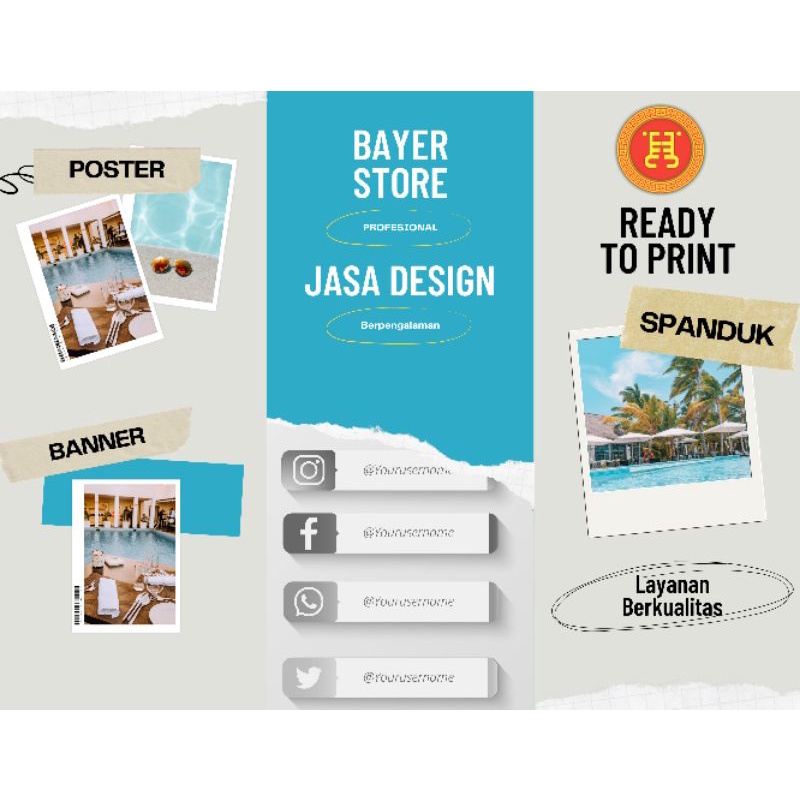 Jual Jasa Design Banner, Spanduk, Poster, Daftar Menu, Sertifikat ...