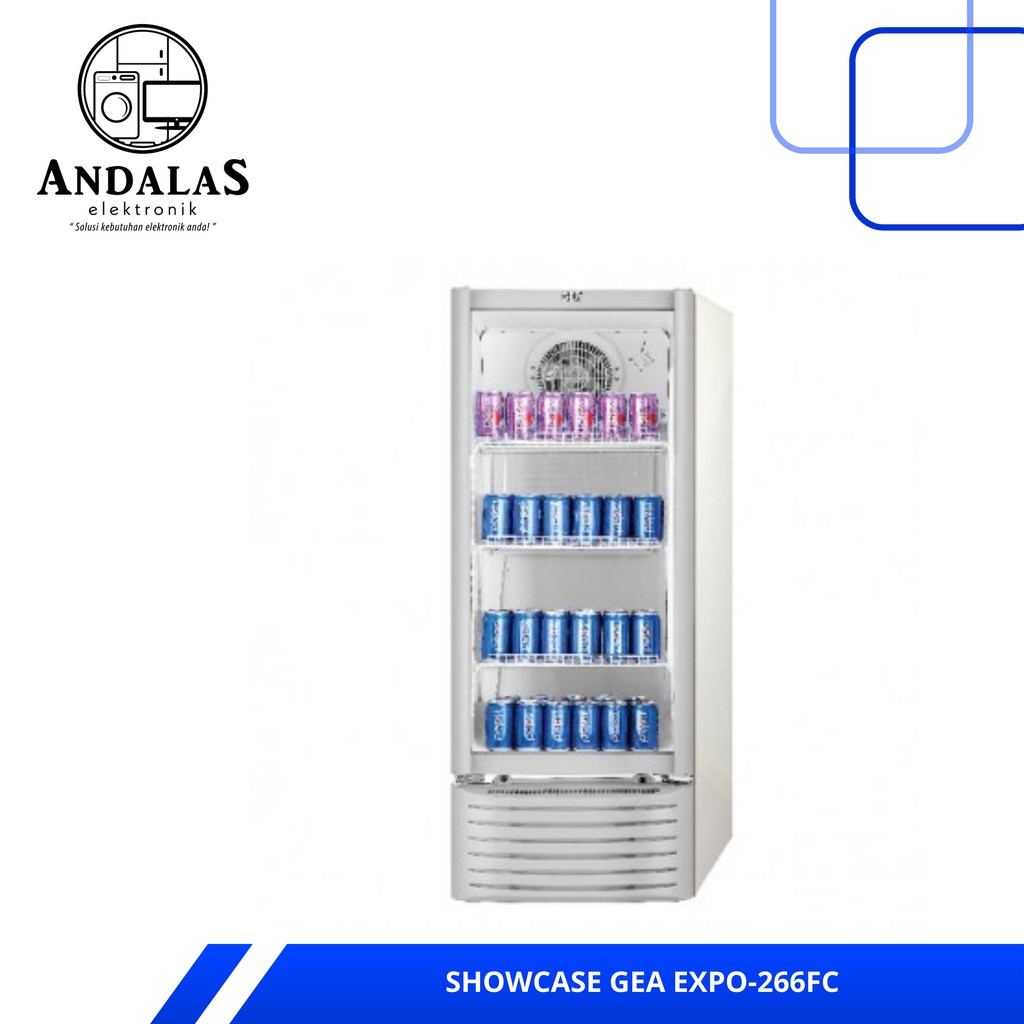 Jual SHOWCASE GEA EXPO 26 FC DISPLAY COOLER KULKAS MINUMAN LOW WATT ...