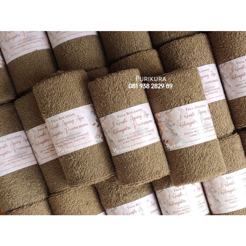 Jual Souvenir handuk dengan Label | Shopee Indonesia