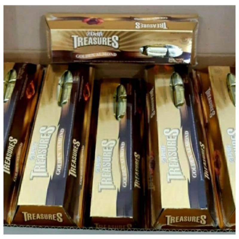 Jual Delfi Treasures Golden Almond Box Exclusive 216gram | Shopee Indonesia