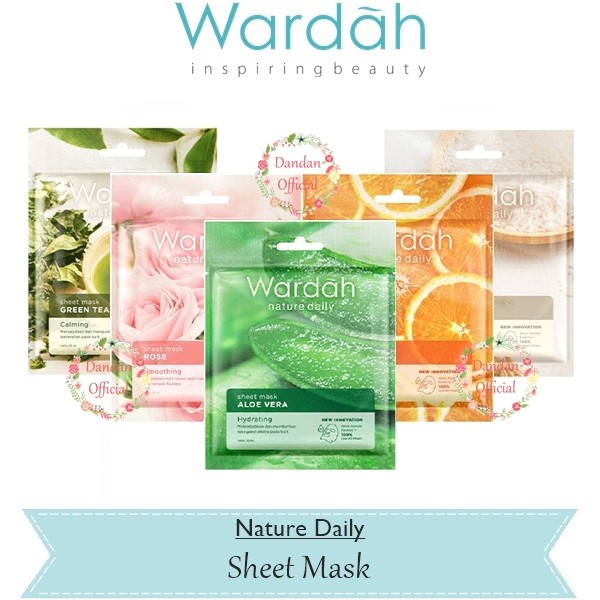 Jual Wardah Nature Daily Sheet Mask | Shopee Indonesia