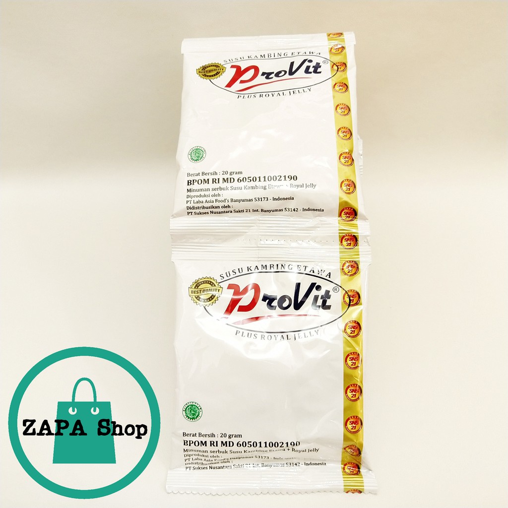 Jual Susu Kambing Etawa Provit Plus Royal Jelly murah ( 10 sachet ...