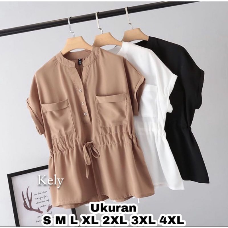 Jual Kely Atasan Big Size Baju Oversize Jumbo UKURAN S M L XL XXL XXXL ...