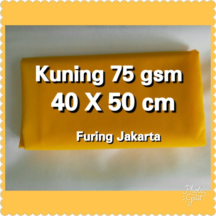 Jual Kain Buket Bunga Kuning 75 gsm UKURAN 40cm x 50cm kain Spunbond ...