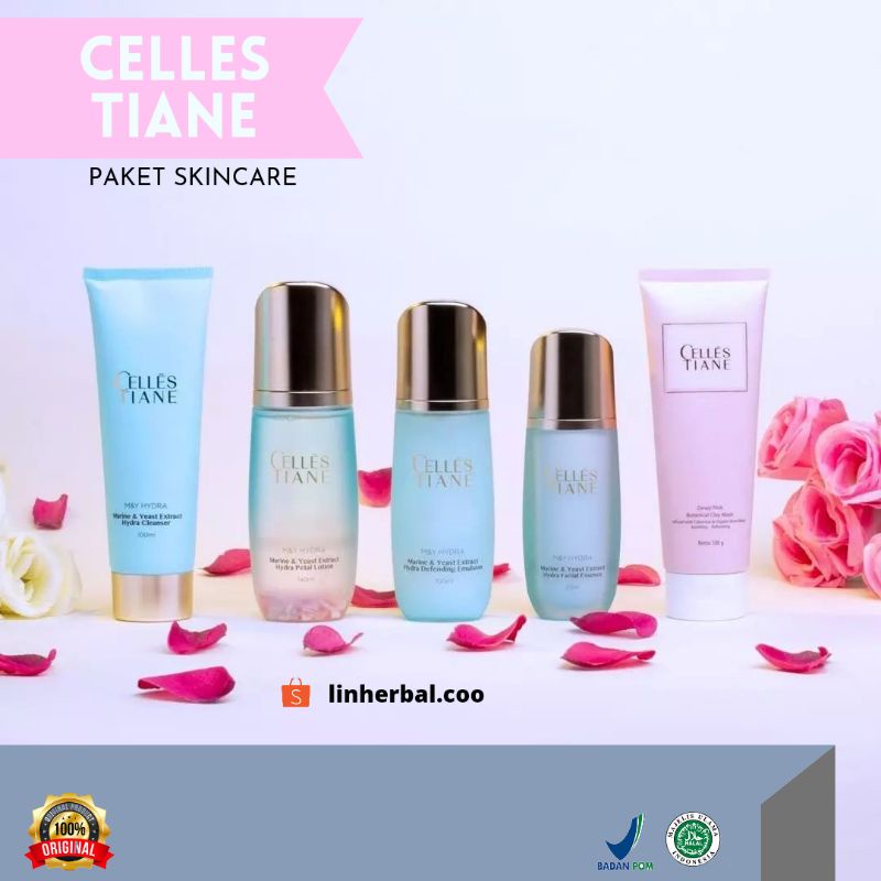 Jual Paket Skincare Wajah Terbaik Celles Tiane | Skincare Wajah 4-6 ...