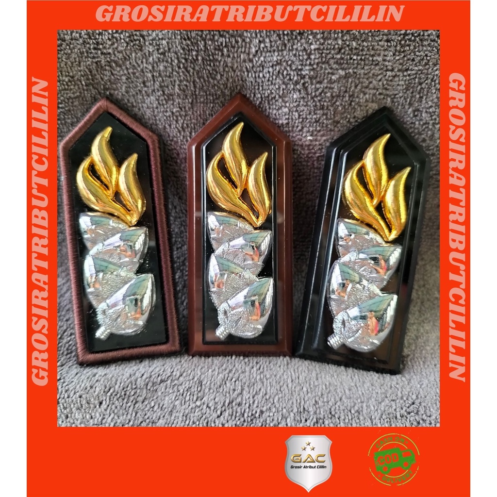 Jual MONOGRAM POLRI FULL ACRYLIK LIST HITAM/ COKLAT/ KARBON/ DOP ...