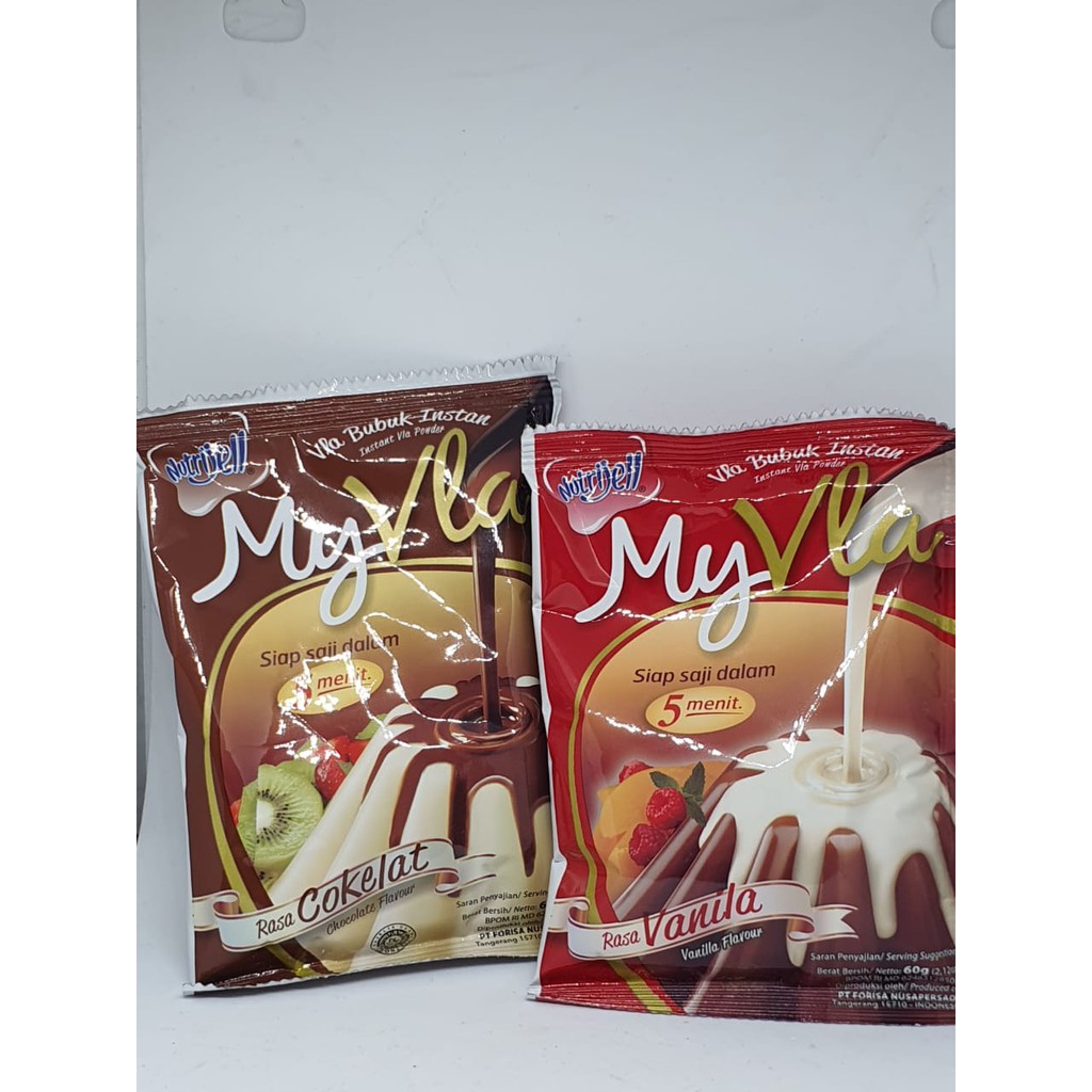 Jual MY VLA Nutrijell / Nutrijel / FLA INSTANT / MYVLA 63 gram | Shopee ...