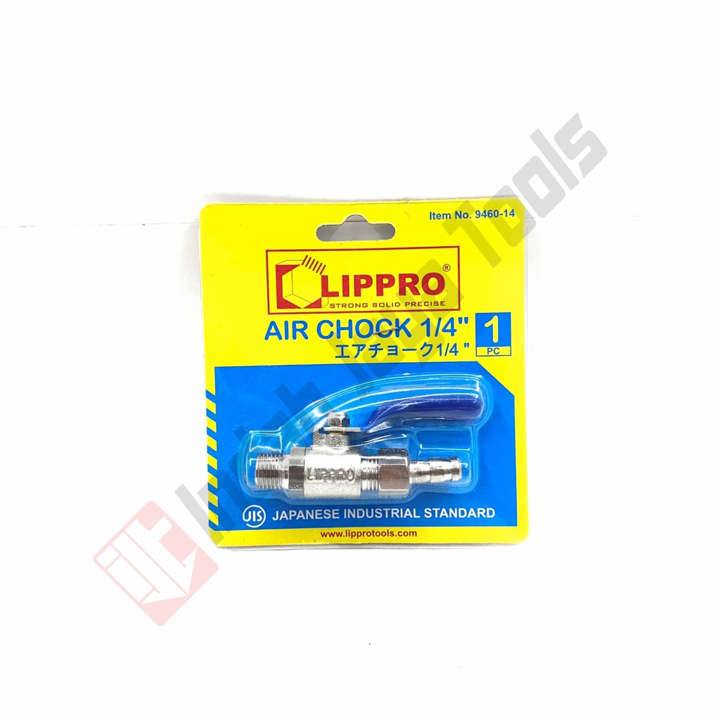 Jual LIPPRO 9460-14 Air Chock 1/4" - Stop Kran Angin Kompresor Hato ...